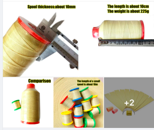 Kevlar sewing thread