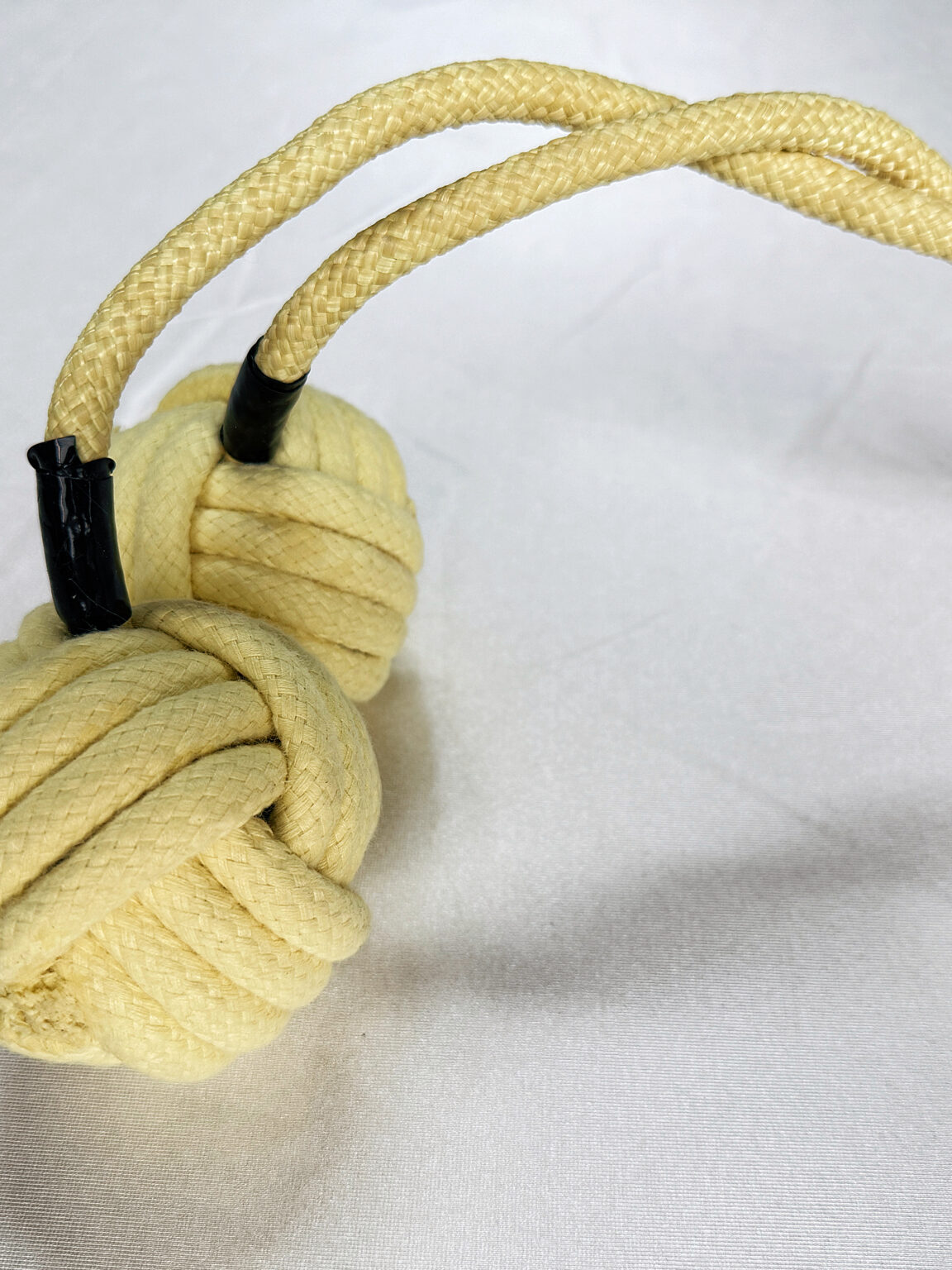 Fire Juggling Equipment Monkey fist Poi With a Static Rope Handle